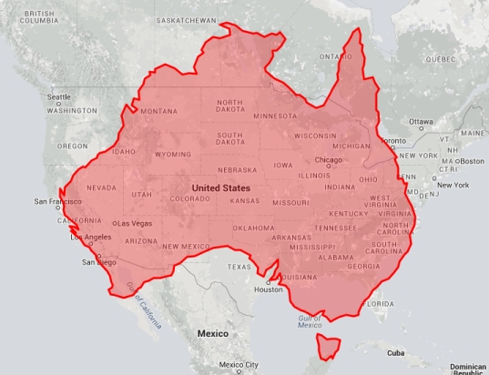 White Noise: Now you can better see how Australia compares to the US