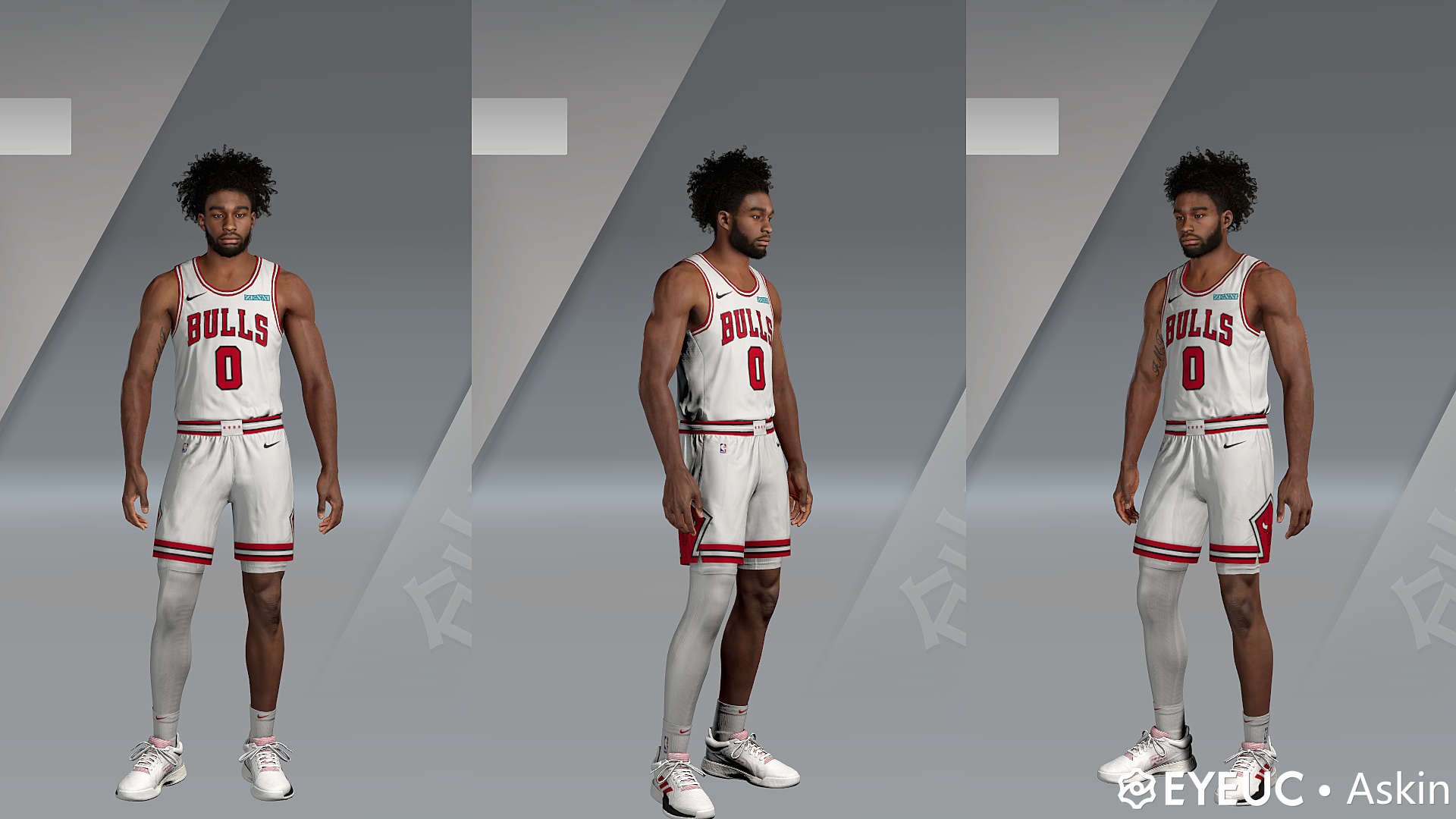 NBA 2K21 Coby White Cyberface and Body Model by Askin