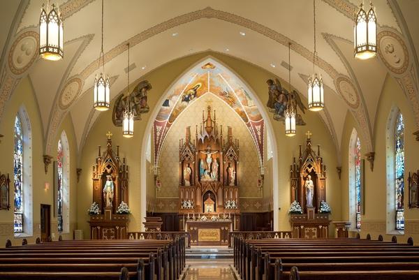 Before and After: St. Mary's in Fennimore, Wisconsin ~ Liturgical Arts ...