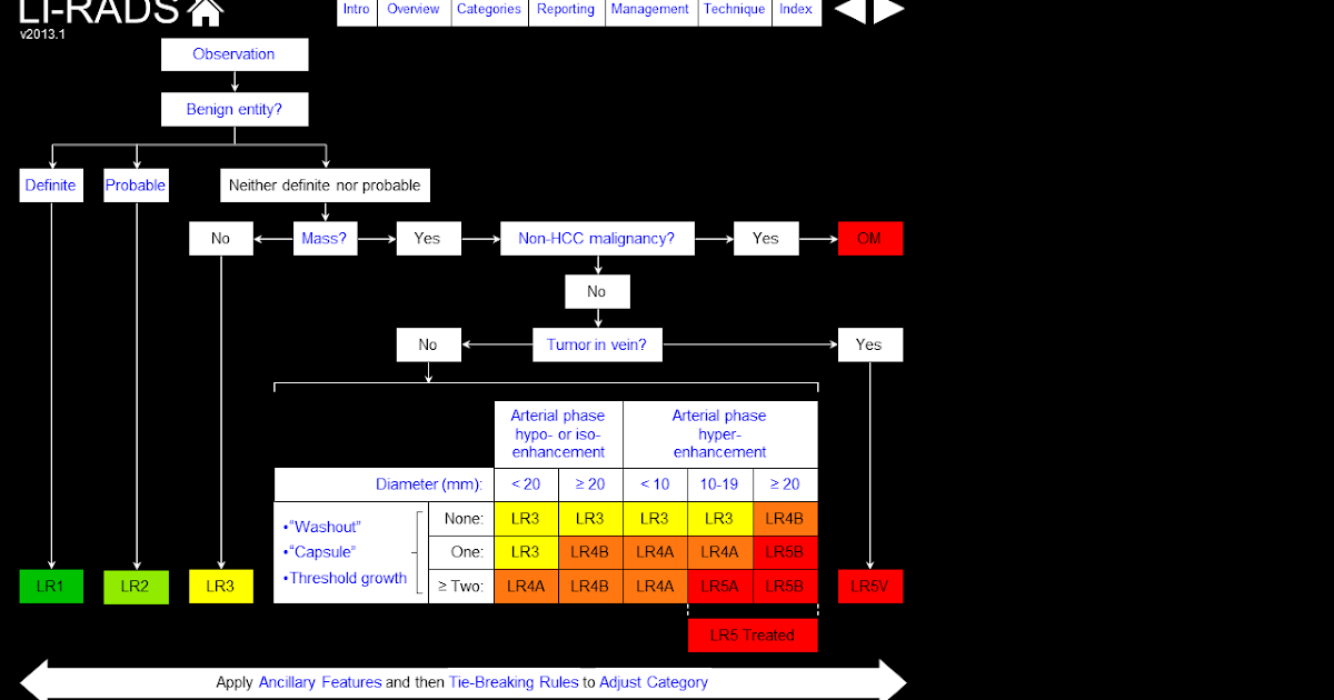 Li-RADS (Liver Imaging Reporting and Data System) | AcrossPG Blog!