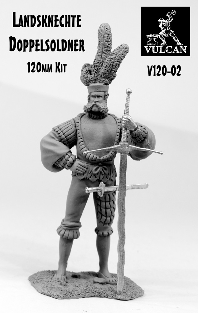 Alternative Armies: Landsknechte Doppelsoldner 120mm model now in the ...