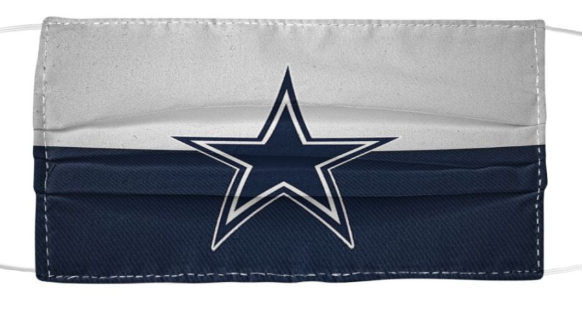 Cloth Face Mask - Fabric Face Mask: Dallas Cowboys Cloth Face Mask