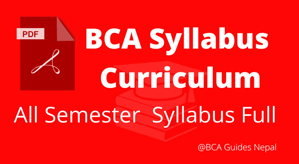 BCA TU Syllabus - BCA Guides Nepal