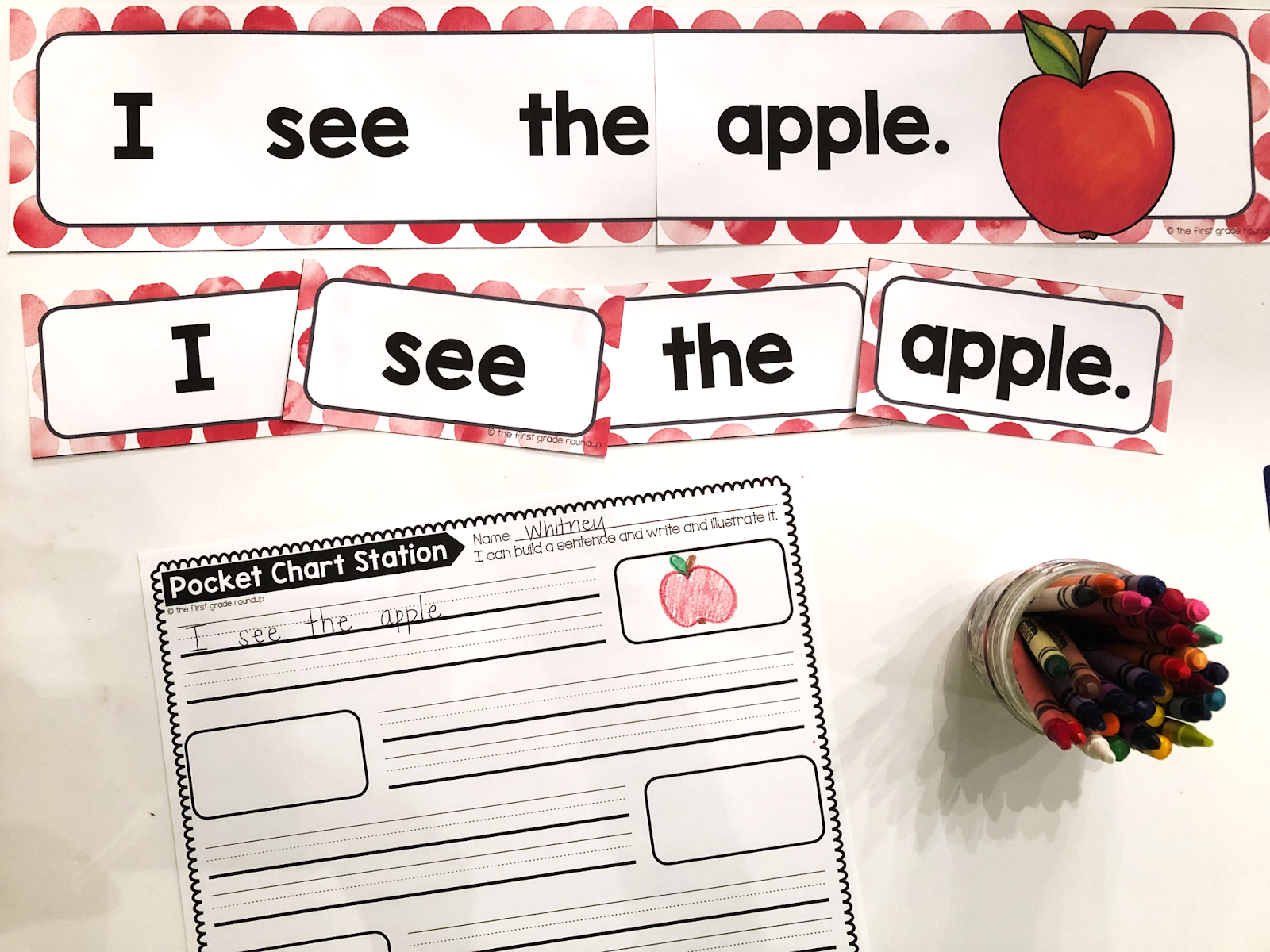 4 Easy Pocket Chart Center Ideas That Kids Will Love - The First Grade ...