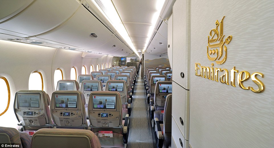 Emirates unveils new Airbus A380 with 615 seats after ripping out first ...
