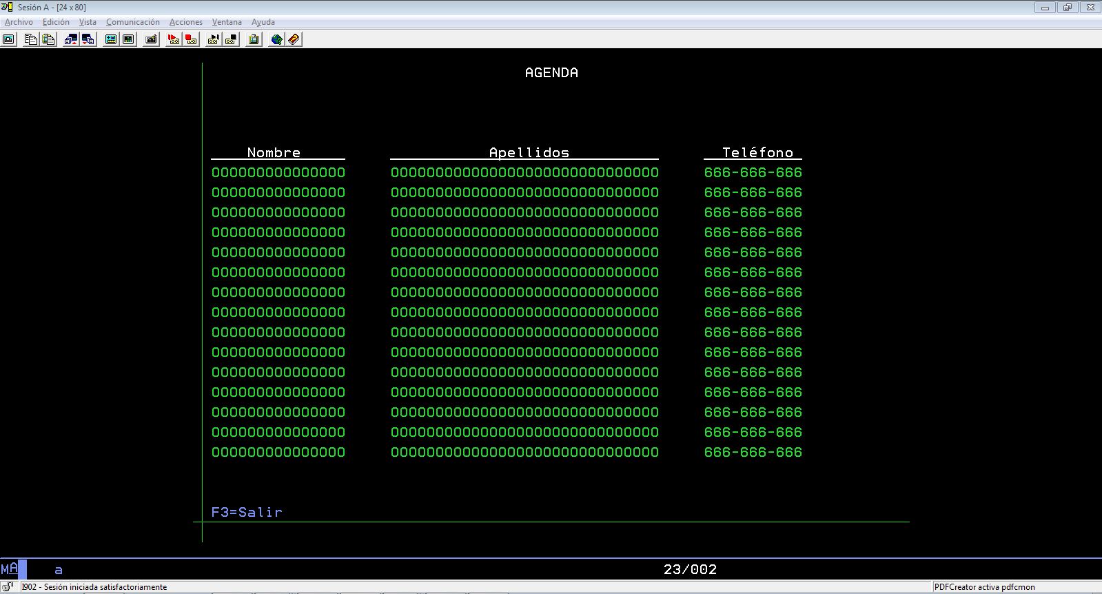 AS400: Creación de un Subfile - DDS - Parte 2