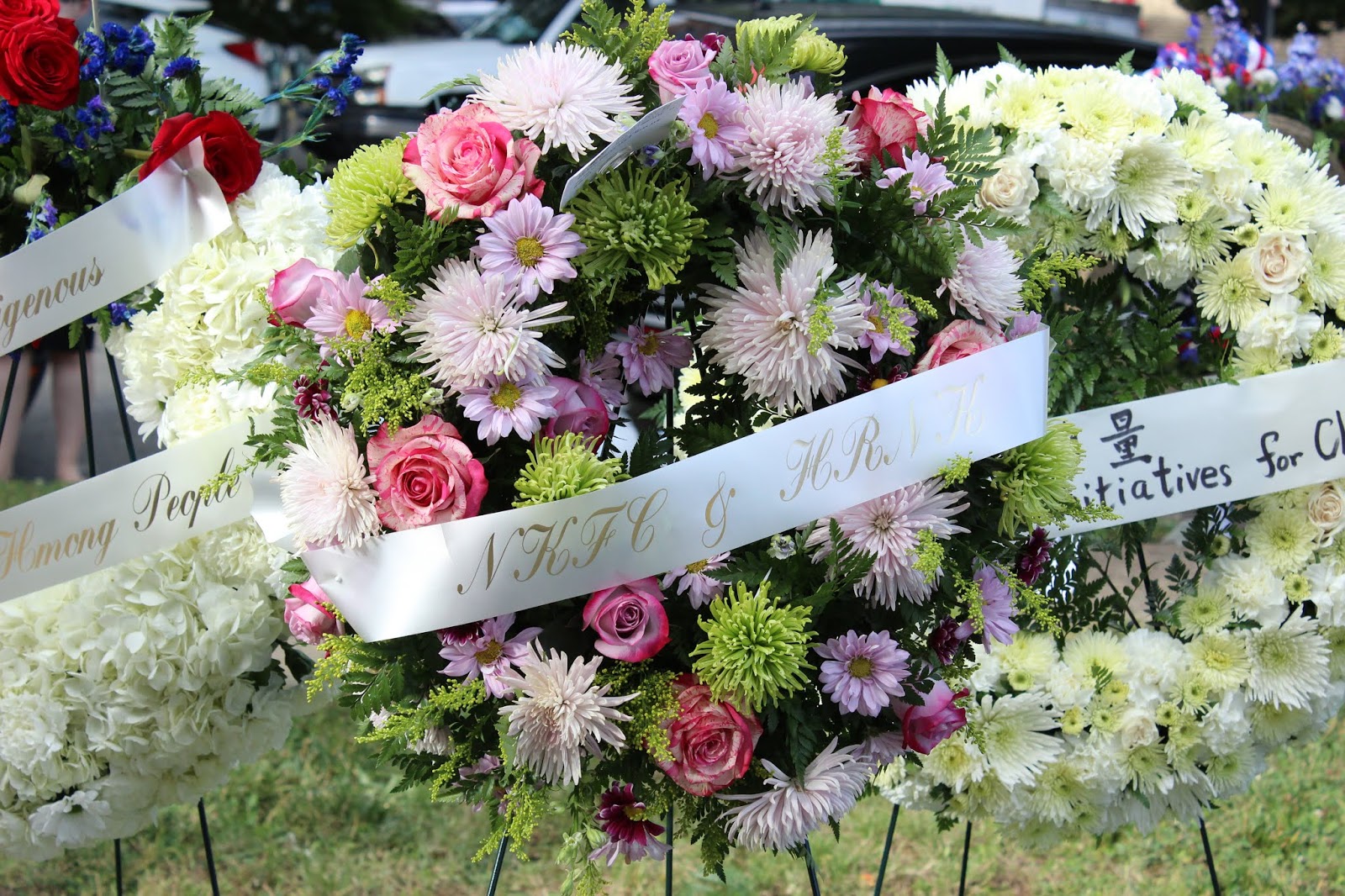 HRNK-NKFC LAY A WREATH AT THE VICTIMS OF COMMUNISM MEMORIAL IN MEMORY ...