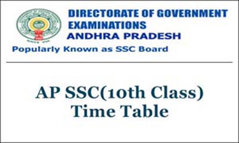 AP 10th Class (SSC) Exam Time Table 2024 Download - EdNewz.in