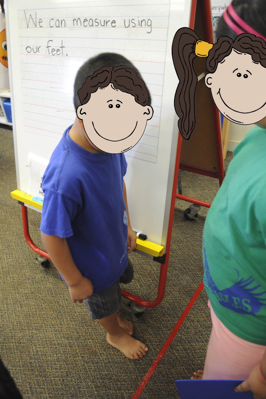 Mrs. Ricca's Kindergarten: How Big is a Foot?