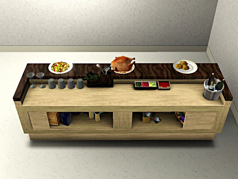 Formal Buffet Table at Cynthia Chevalier blog