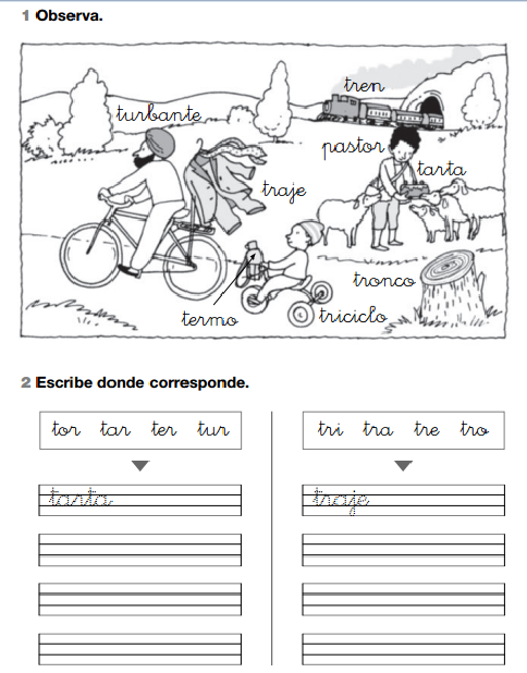 El blog de la seño Nieves: Palabras con tr