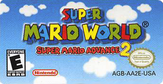 Gamer Labels: Super Mario Advance 2: Super Mario World