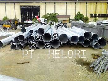 Pabrik Jual Tiang Lampu Sorot, tiang lampu lapangan Bola, Tiang High Mast, Tiang Lampu PJU ...