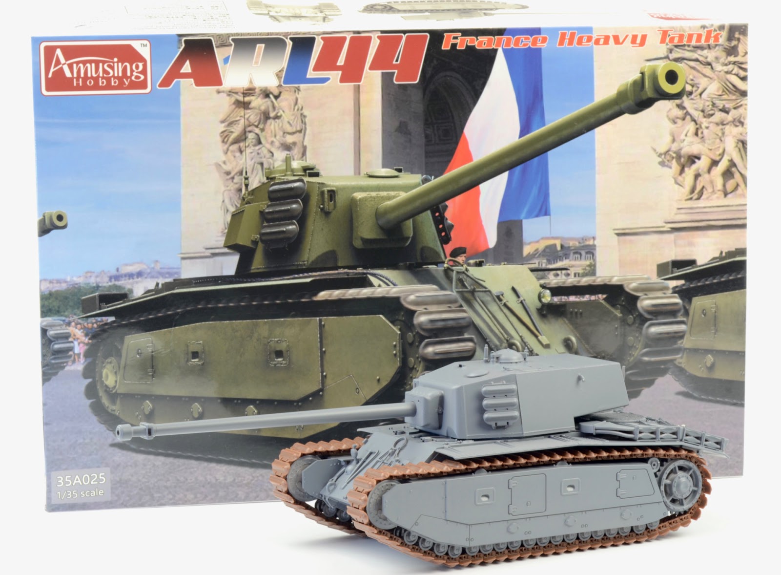 The Modelling News: Build Review: 35th scale ARL-44 Heavy French Tank ...