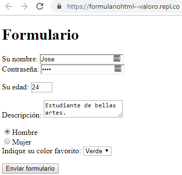 Alto Código: Formulario en HTML