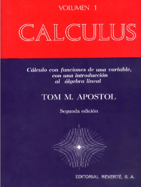 Libros Técnicos: Calculus, Vol. 1 - Tom Apostol