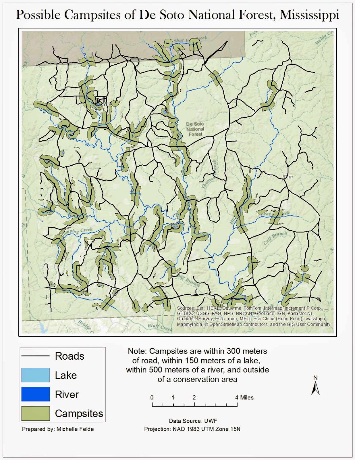 Michelle Felde's GIS Collection: GIS 4303: Week 11