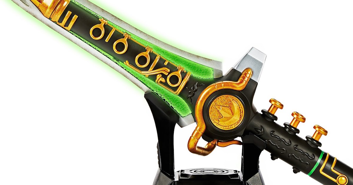 Mighty Morphin Power Rangers Lightning Collection Green Dragon Dagger ...