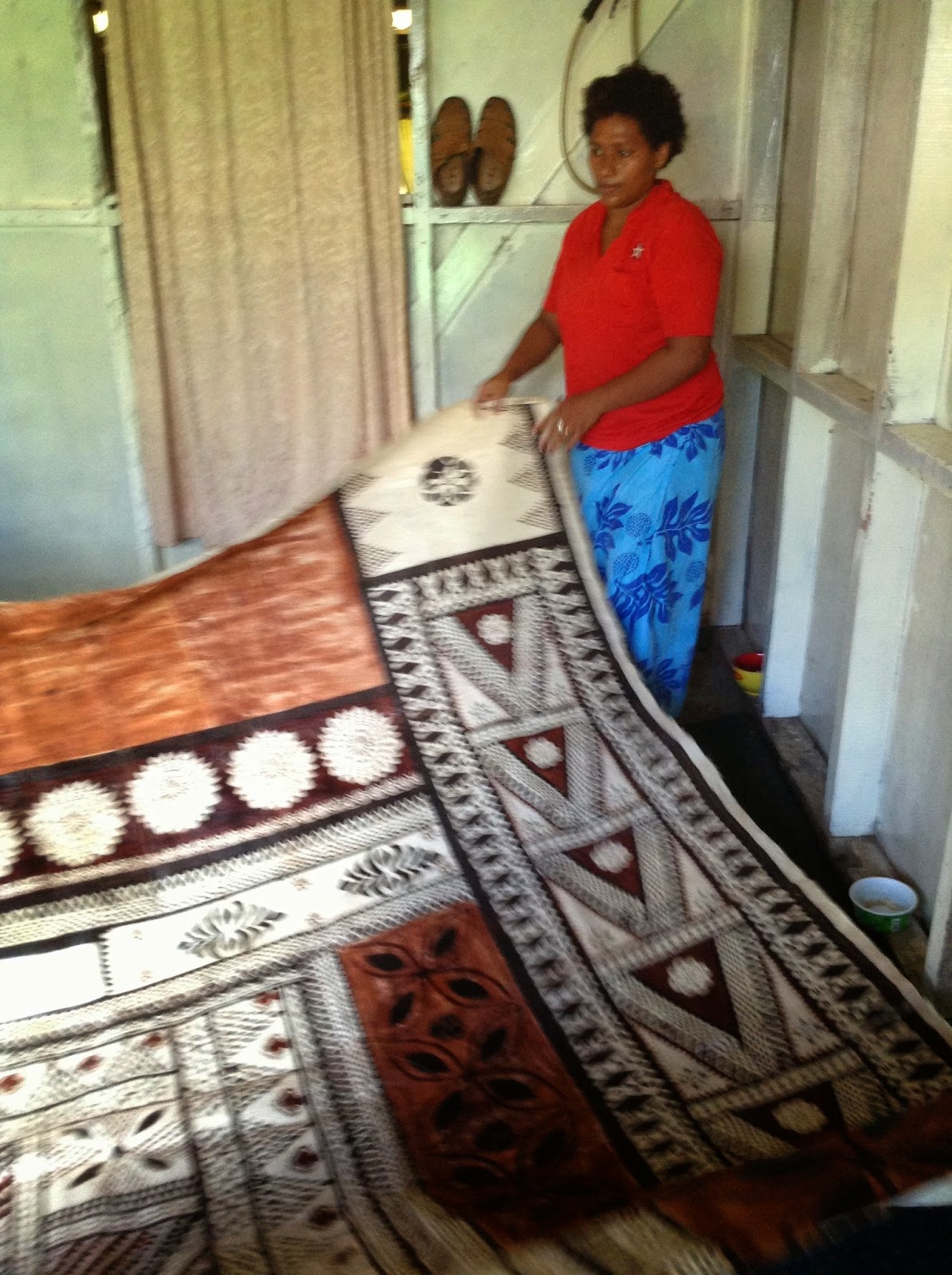 Fiji Mission: "WEAVING AND TAPPA CLOTH"