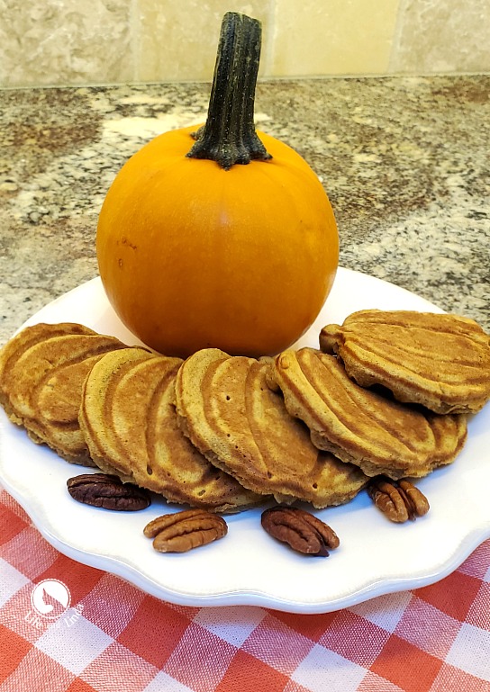 Pumpkin Waffles with Pumpkin Shape | Life and Linda