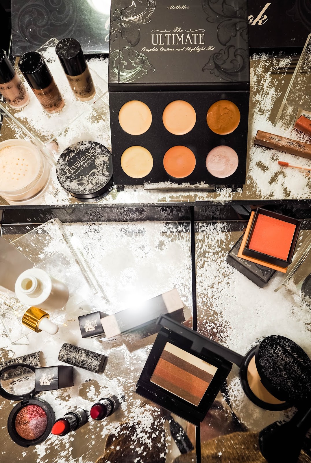 A MeMeMe Cosmetics Christmas beauty makeup look - The Violet Blonde