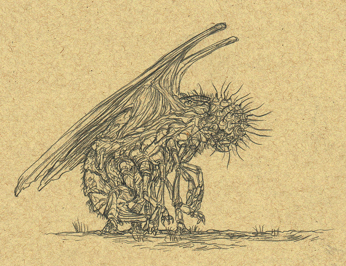 Drawing is Neat: The Mi-Go, the Official Lovecraftian Monster of Vermont