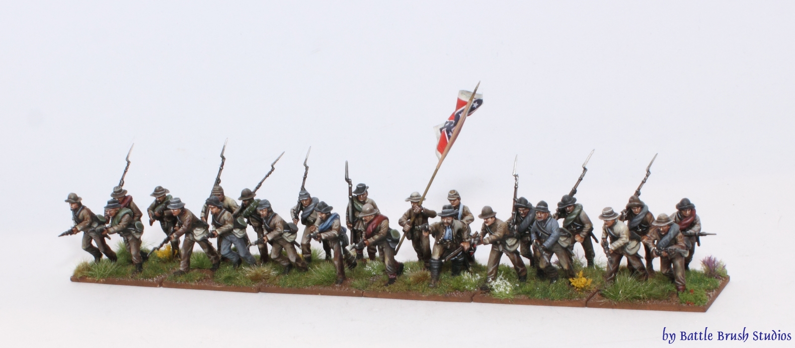 Battle Brush Studios: Review: Perry Miniatures Confederate Infantry ...