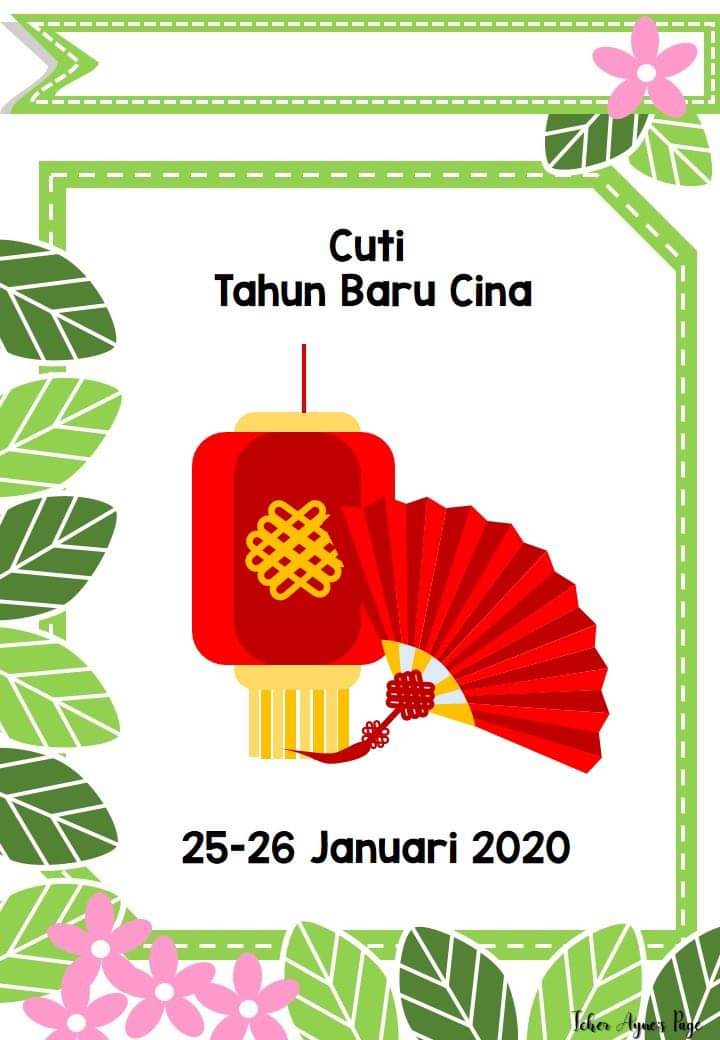 Muat Turun / Download Divider RPH Semua Cuti 2020 untuk Buku Rekod Mengajar