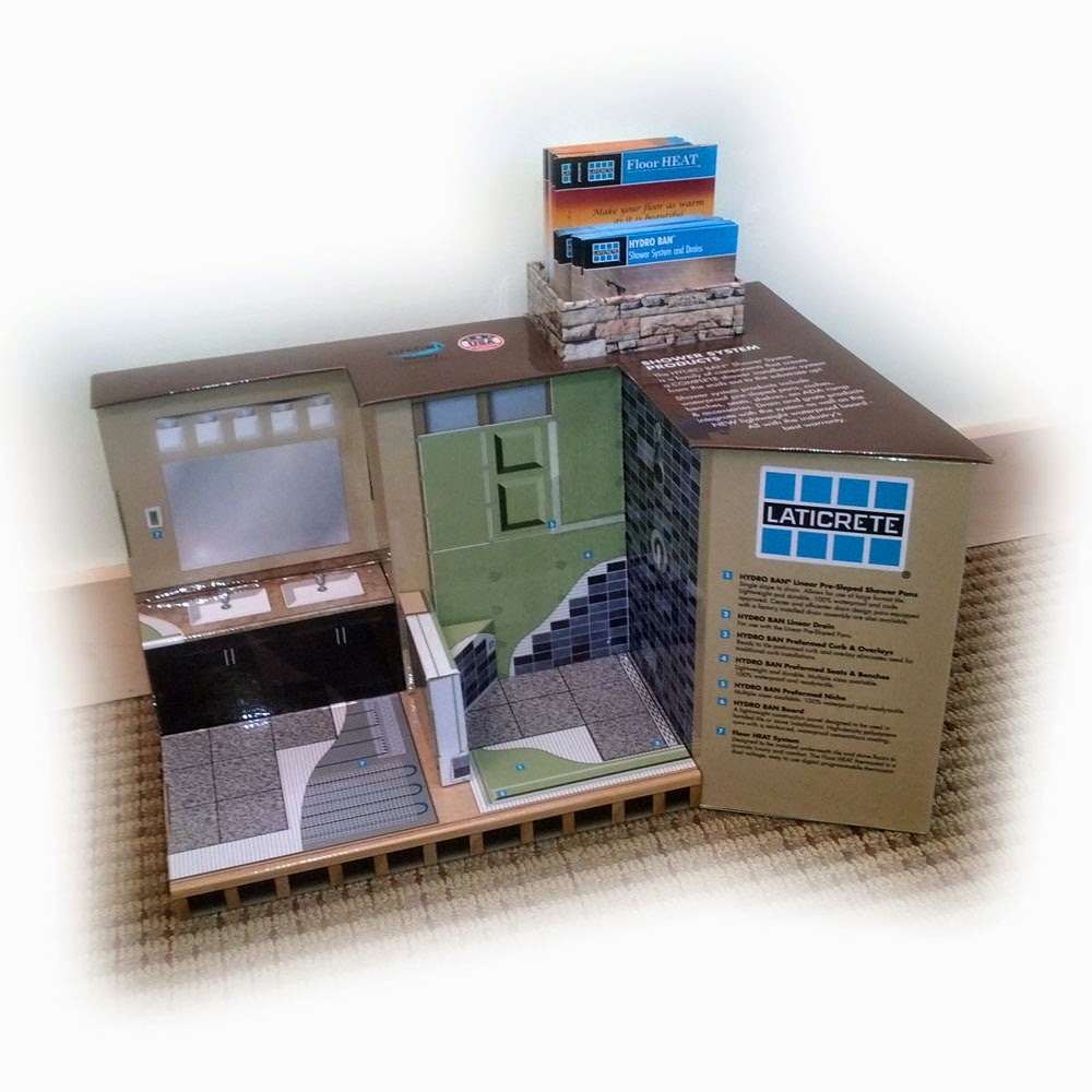 Laticrete Conversations: Bathroom & Shower Components Counter Display