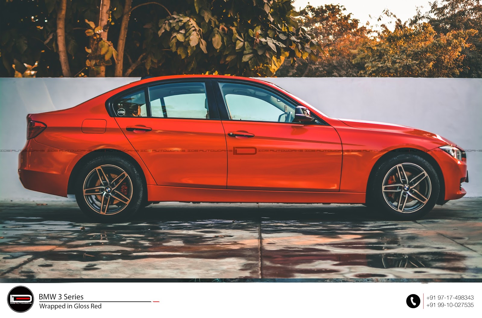 BMW 3 Series - Gloss Red Wrap | IDE Autoworks