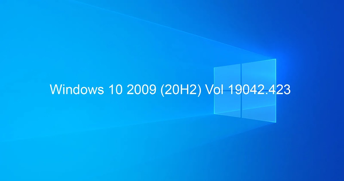 Windows 10 2009 (20H2) Vol 19042.423 - WinLiteOS
