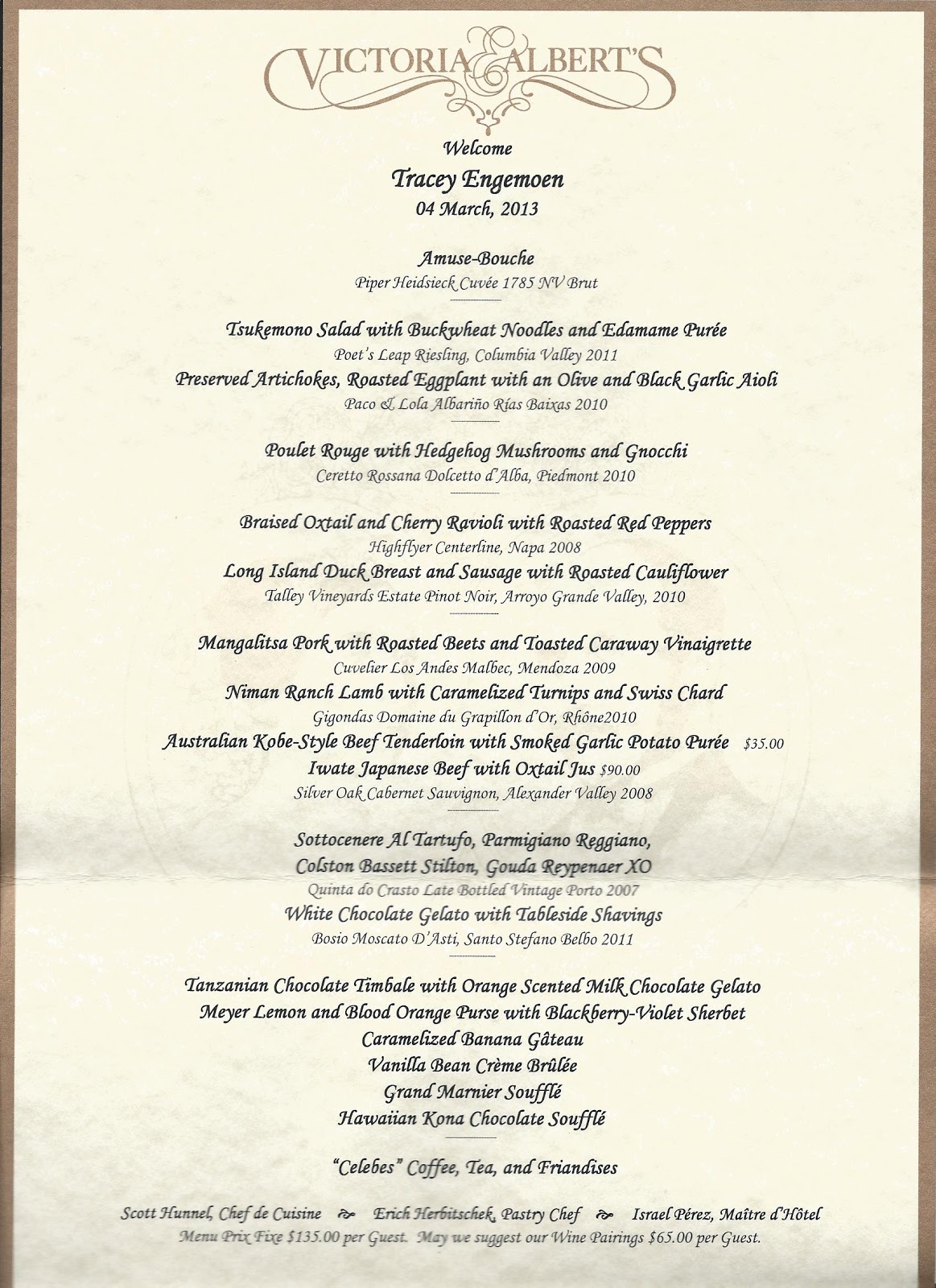 Dean's blogs and whatnot: When Food Meets Art; dinner at Victoria ...