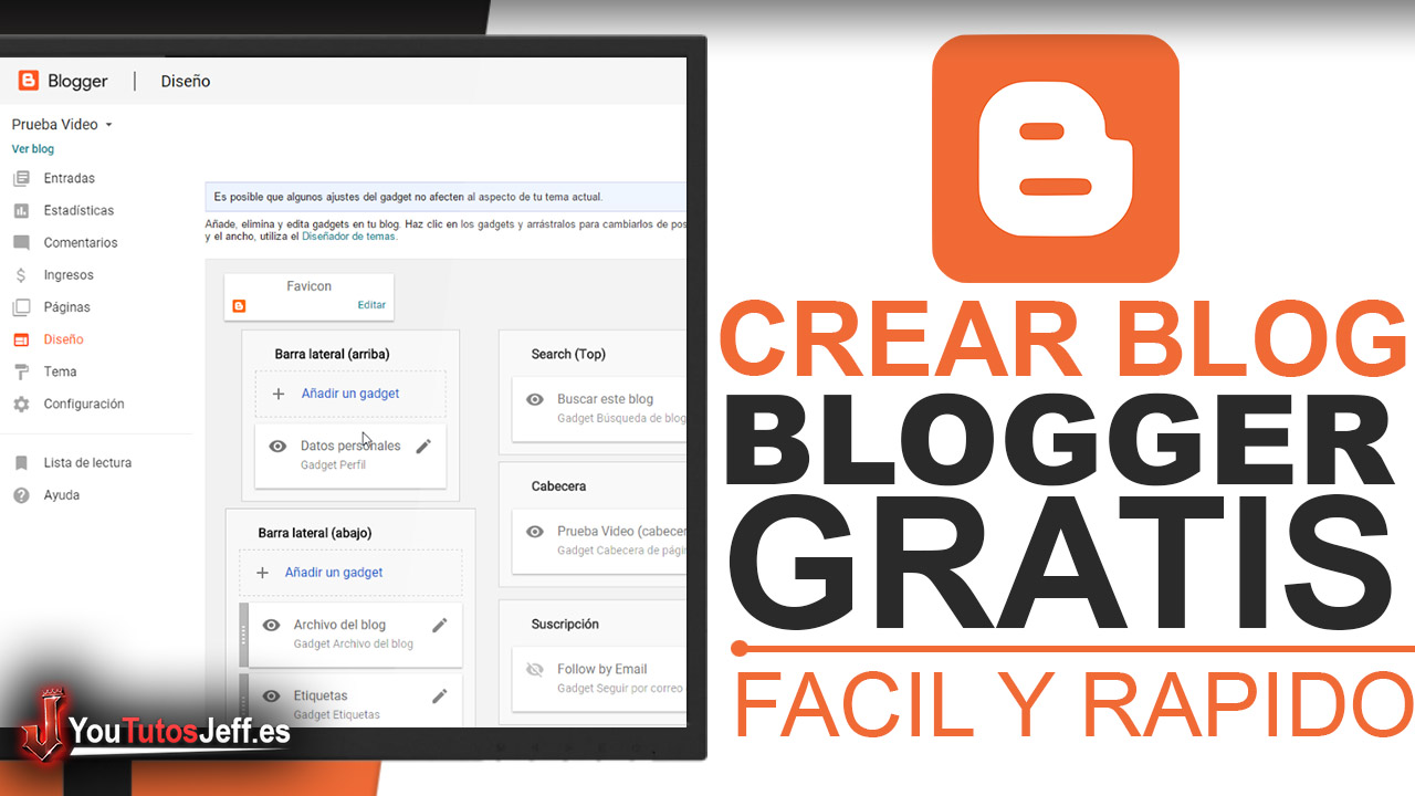 Como Crear un Blog en Blogger Gratis - Tutorial Blogger