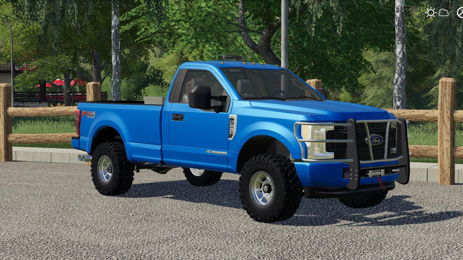 FS19 Ford Super Duty Single Cab - FS 19 & 22 USA Mods Collection
