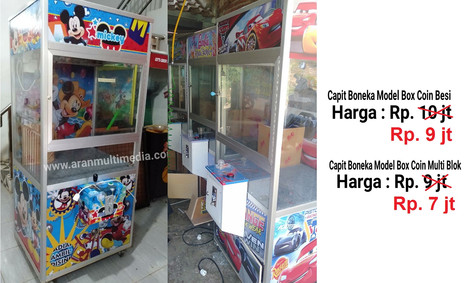 Jual Mesin Capit Boneka Murah, Beli Alatnya Disini! Ready Stock! - Jual ...