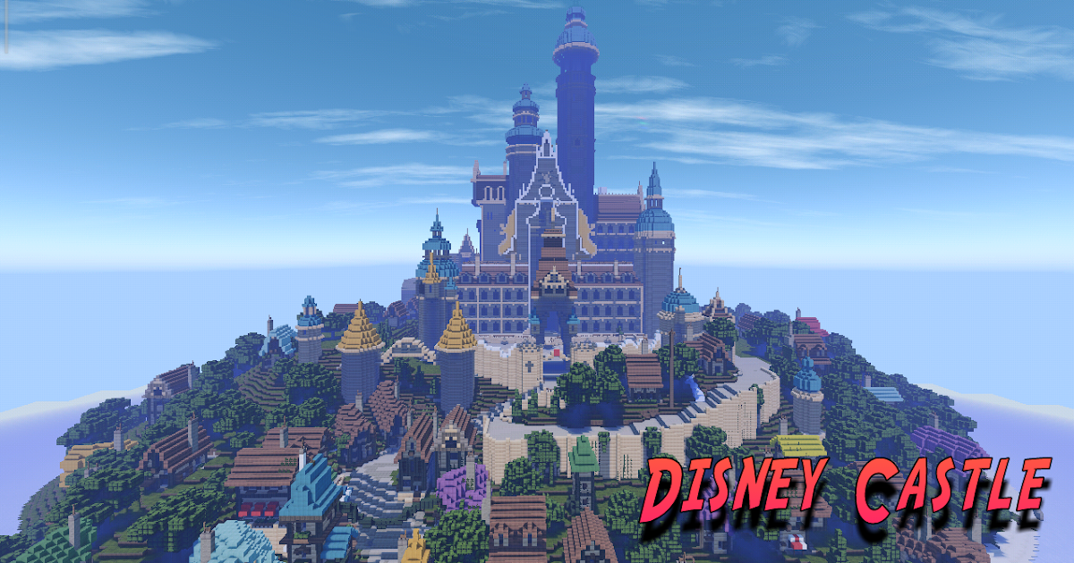 Disney Castle - Minecraft BE Map - GAMING BLOG
