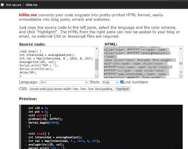Arduino desde Mega: Source Code on Blogger