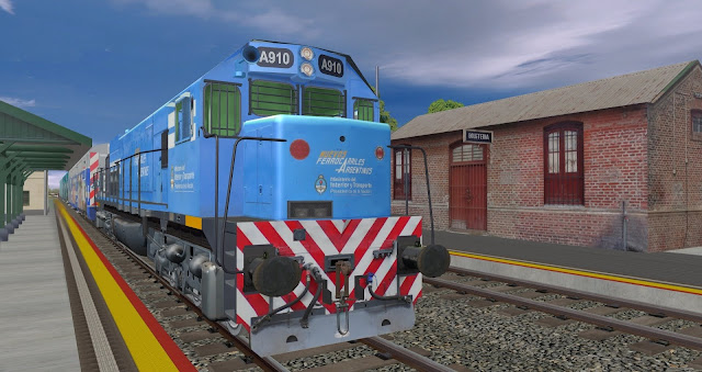 EMD GT22 A910 Nuevos Ferrocarriles Argentinos