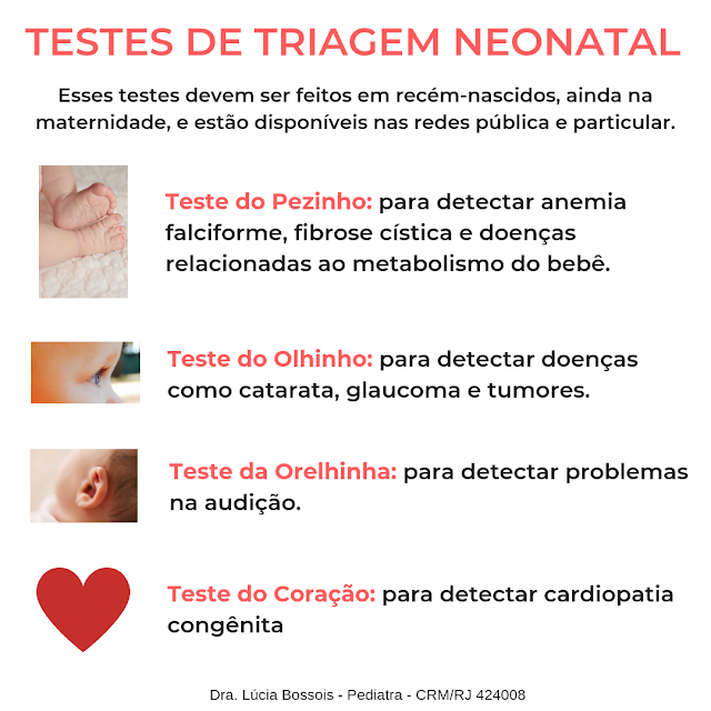 Cuidando Juntos com a Dra. Lúcia Bossois: Testes de triagem neonatal Cuidando Juntos com a Dra. Lúcia Bossois: Testes de triagem neonatal