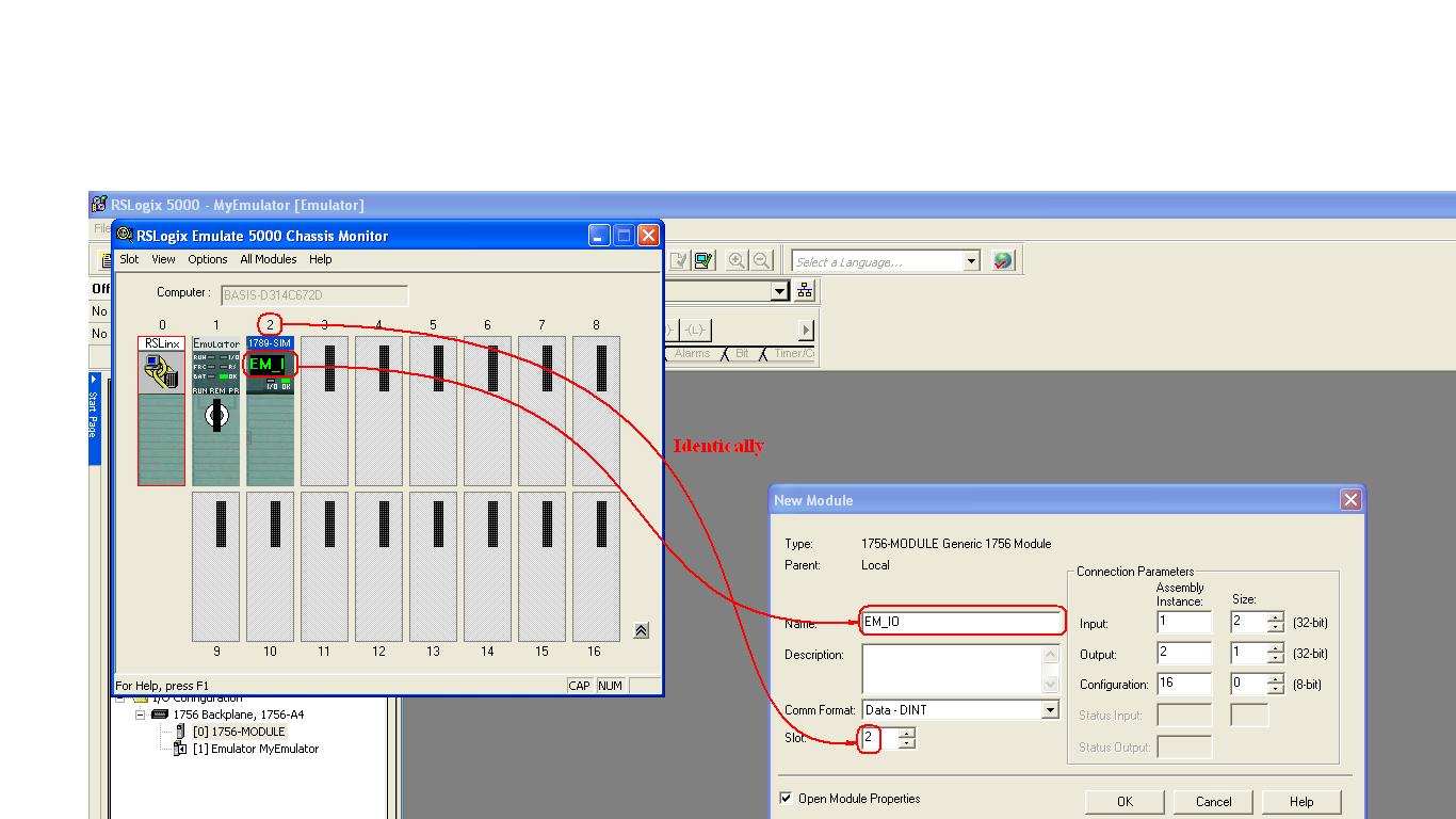 Developer notes: RSLogix Emulate 5000. Process Emulation.