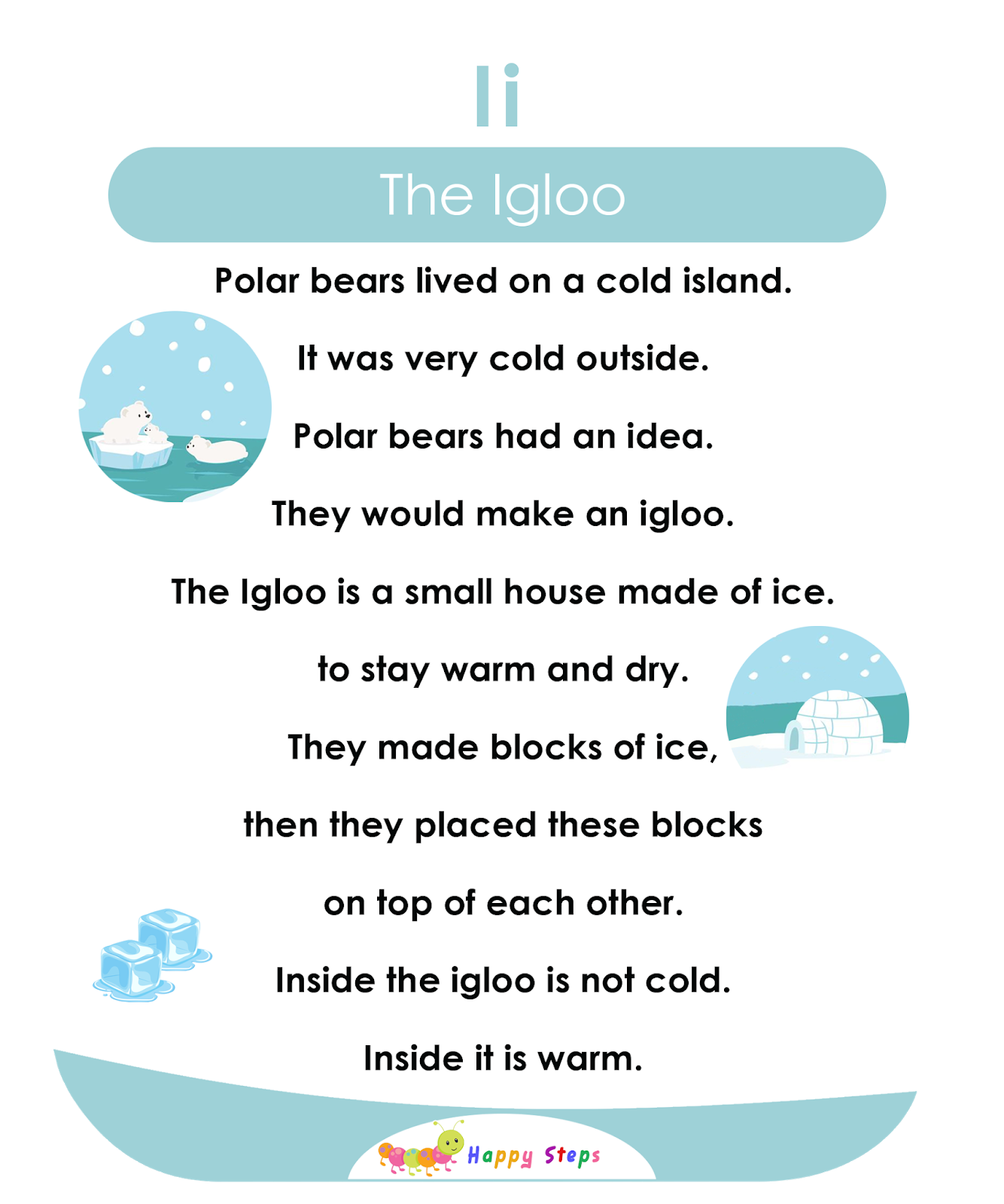 The Igloo - Letter I - Alphabet Stories