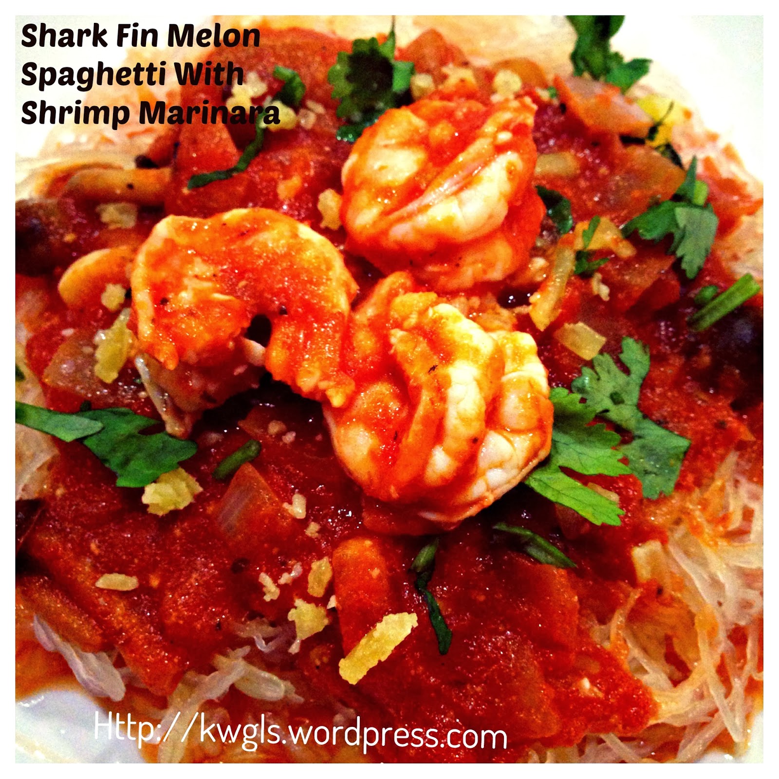Culinary Kitchenette: Shark Fin Melon Spaghetti with Shrimp Marinara by ...