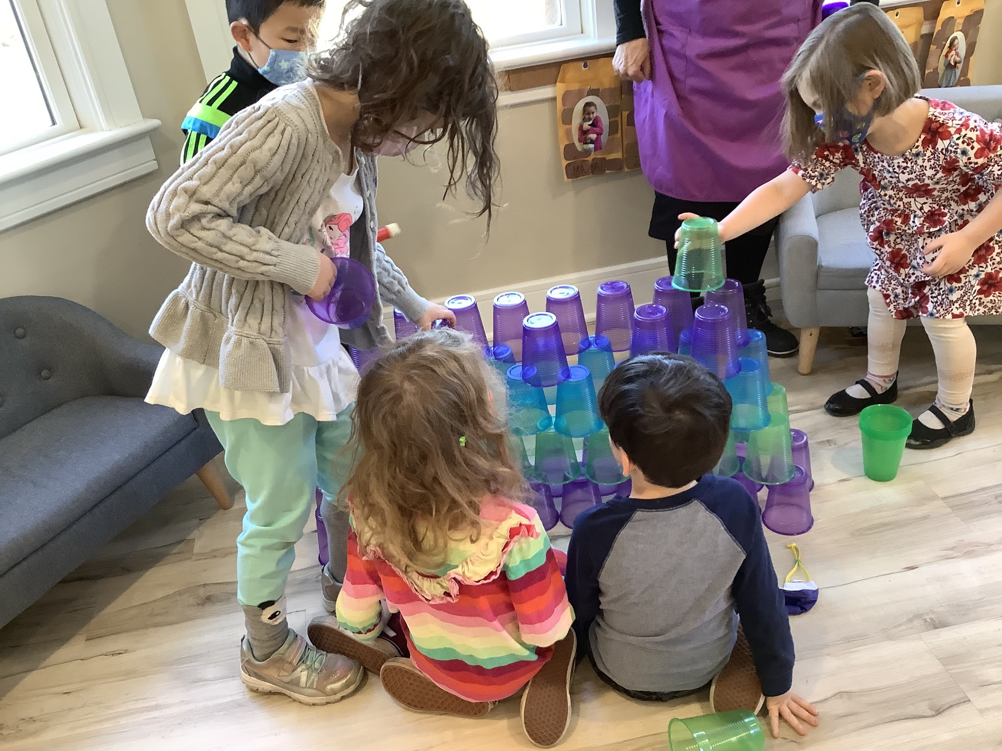 KinderGan Preschool - Pre- K class: Enjoying building together ...