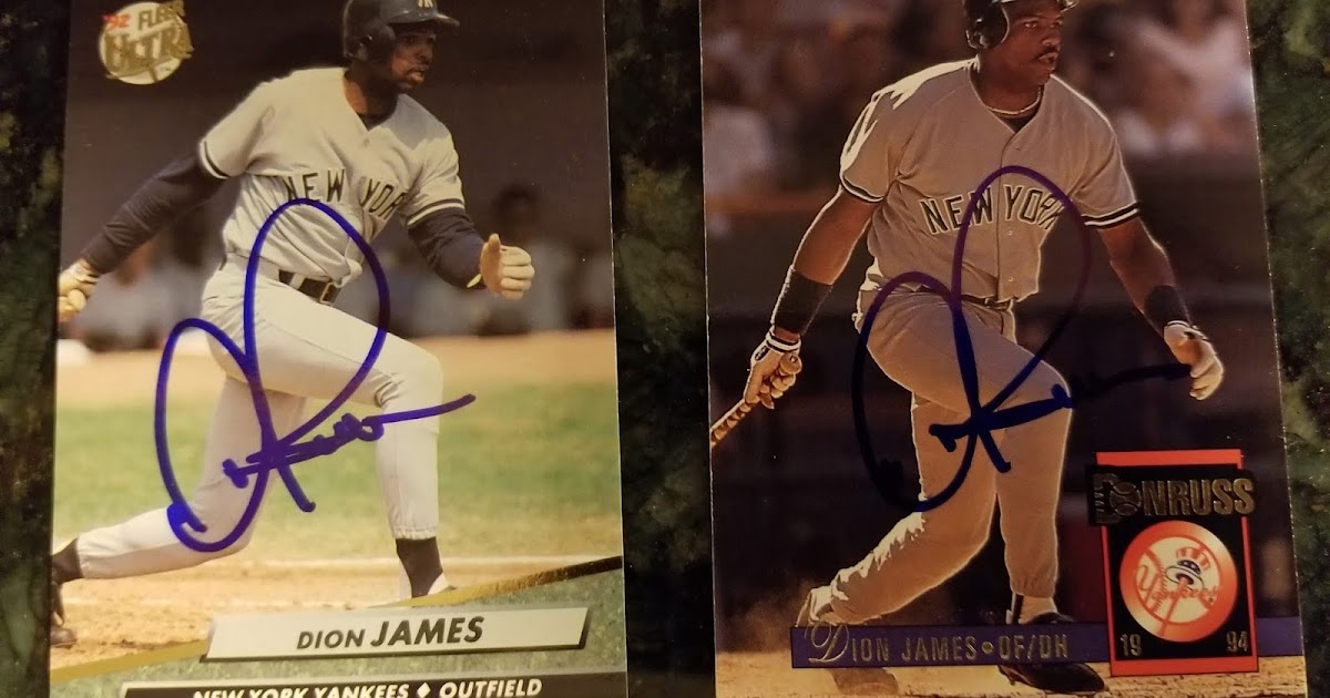 Autograph Through The Mail Athletes: Dion James Yankees