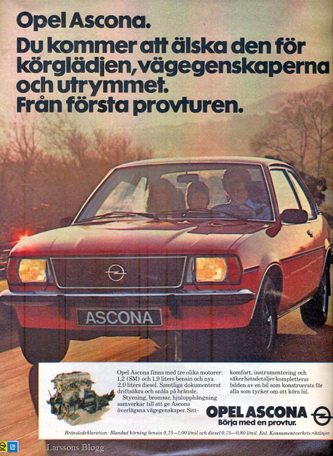 Herr Larsson: Opel Ascona
