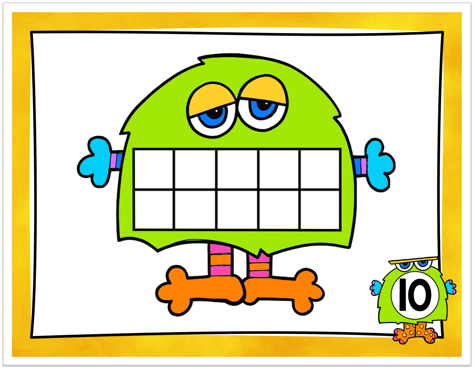 Simply Delightful in 2nd grade: Five little monsters are learning the ...