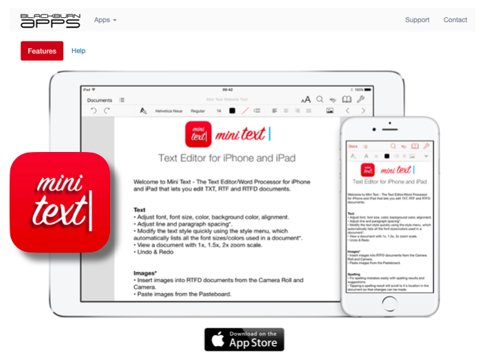 Exprime la manzana: Mini Text, el TextEdit para iOS que yo necesitaba