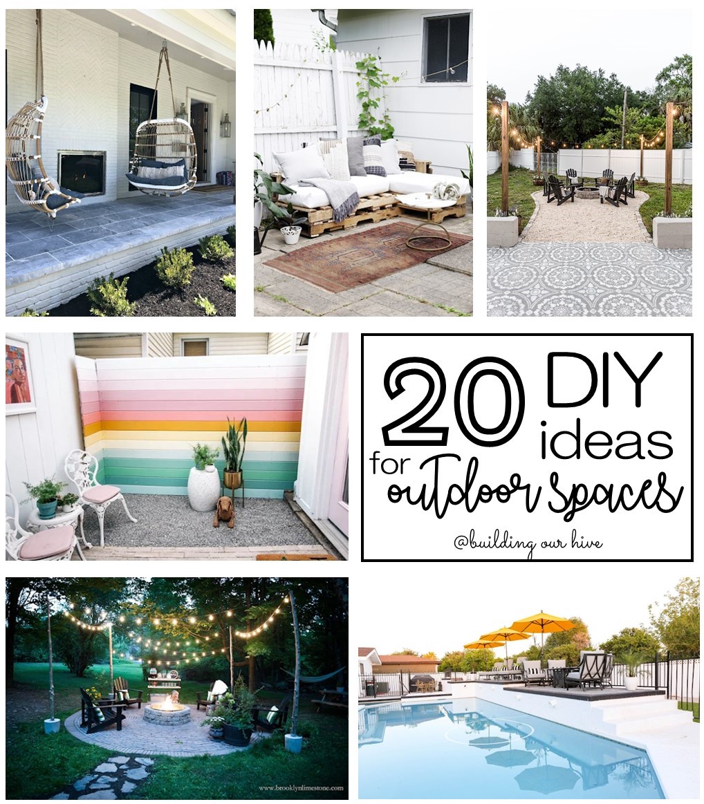 20 Great DIY Ideas for Outdoor Spaces