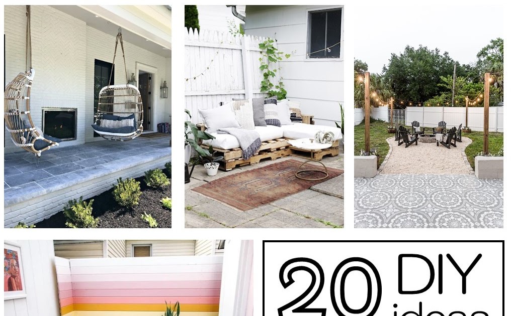 20 Great DIY Ideas for Outdoor Spaces