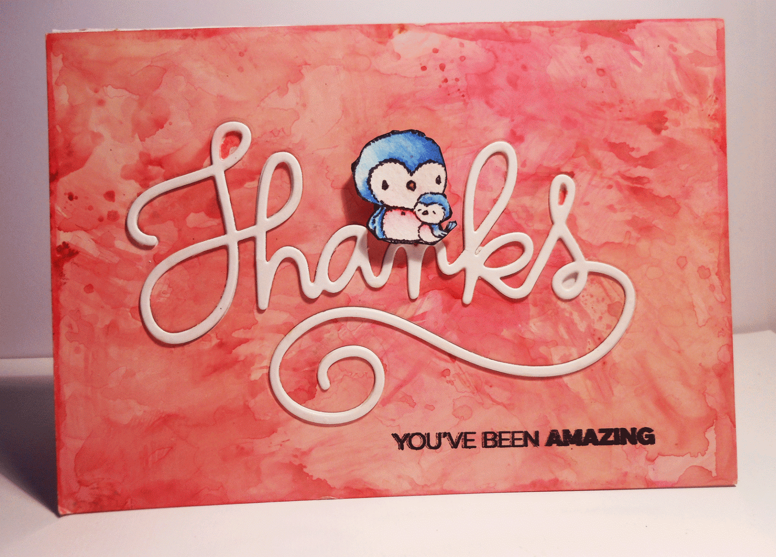 Colour and Sparkle: Thanks, you've been AMAZING